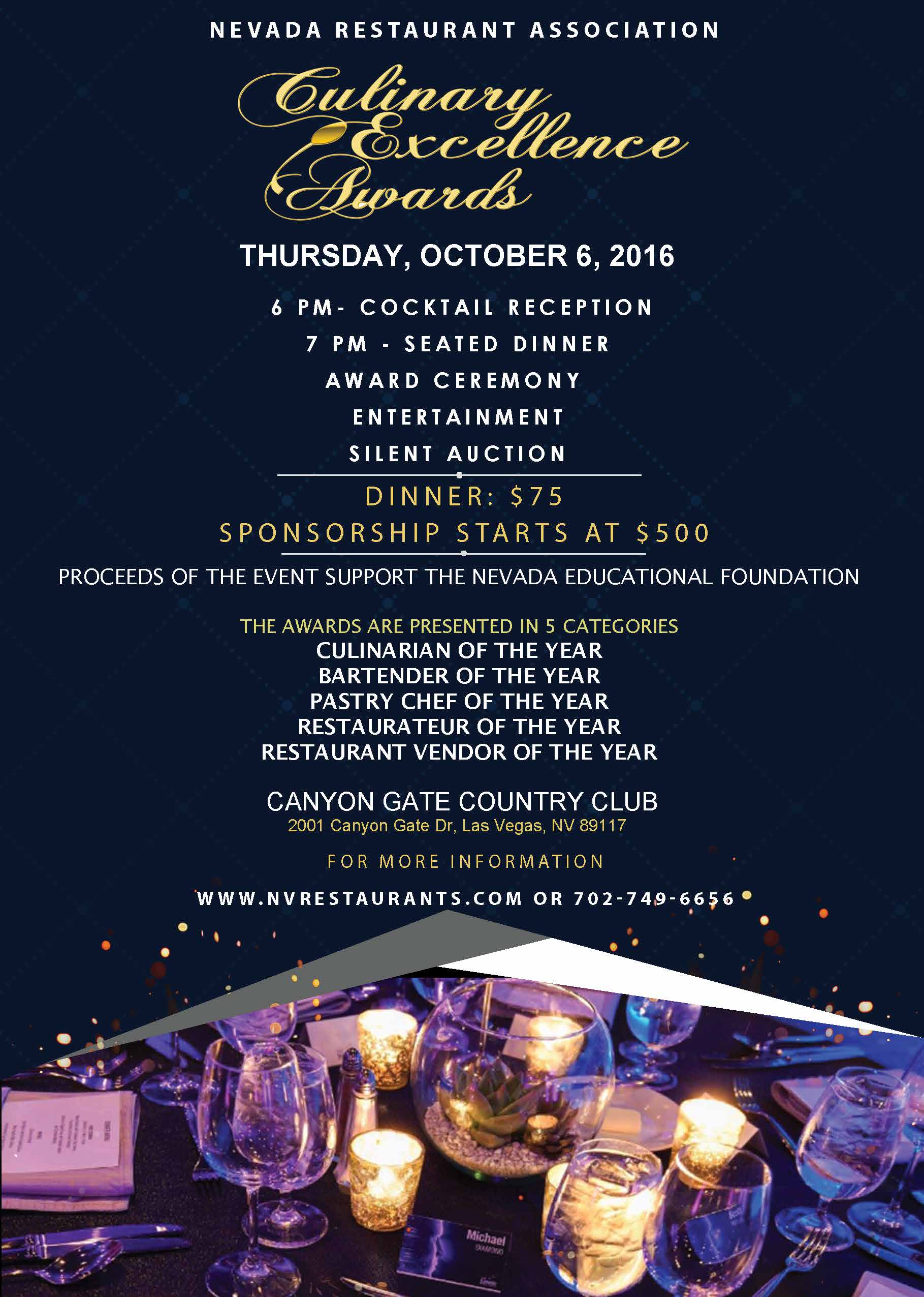 Culinary Excellence Awards Gala